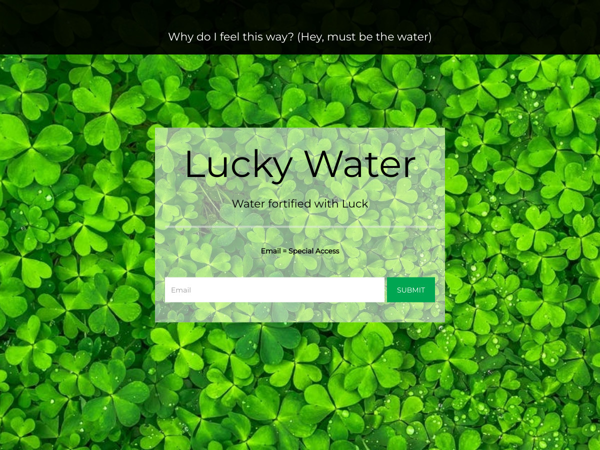 Lucky Water
