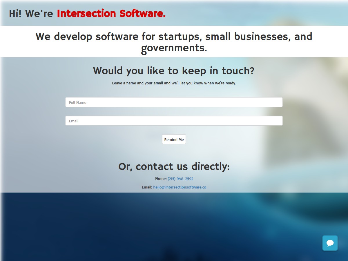 Intersection Software