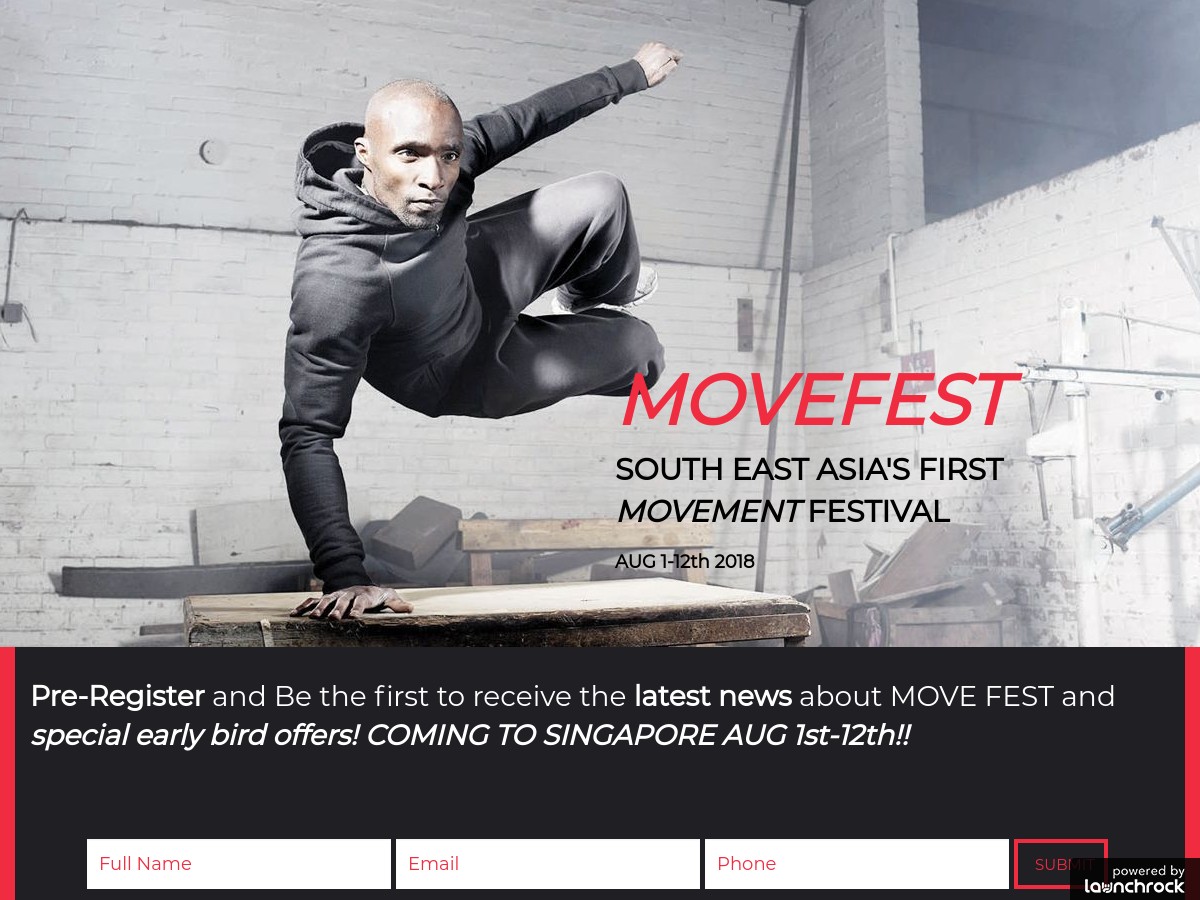 MOVE FEST ASIA - SEA's First Movement Festival