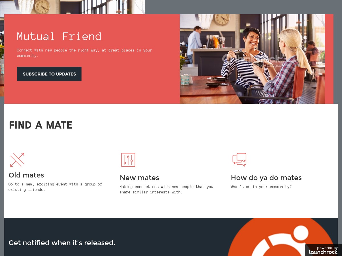 Old mates, New mates, how do ya do mates?
