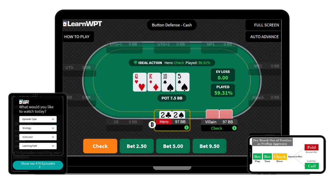 Strategy Episodes - Poker Training Lessons | LearnWPT