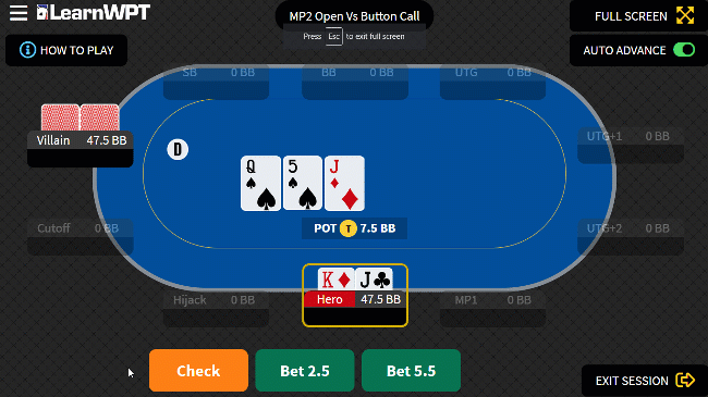 WPT GTO Trainer: Get Started