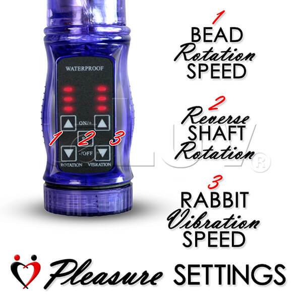 LeLuv Rabbit Vibrator SLIM BUNNY Waterproof Swirling Shaft | eBay