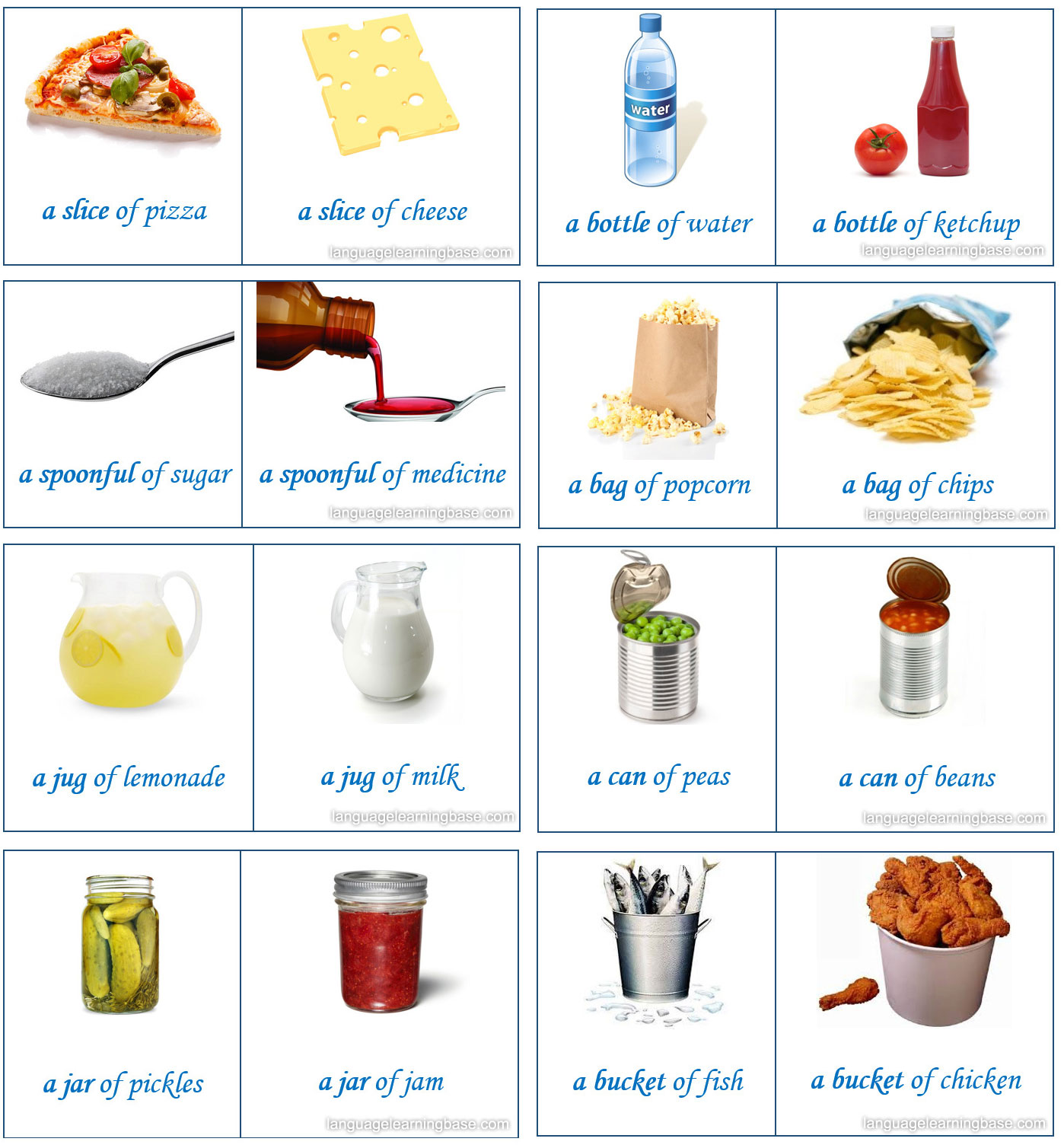 Containers And Packaging Vocabulary In English ESLBUZZ 48 OFF