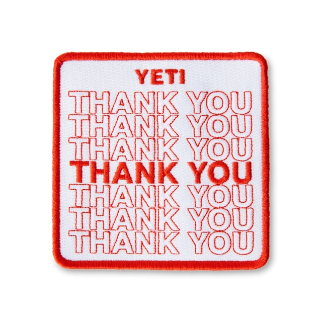 YETI / Every Single Use Thank You Patch - Thank You