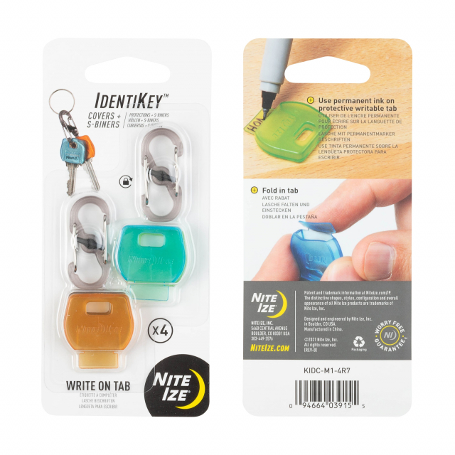 Nite Ize / IdentiKey Covers + MicroLocks - Combo