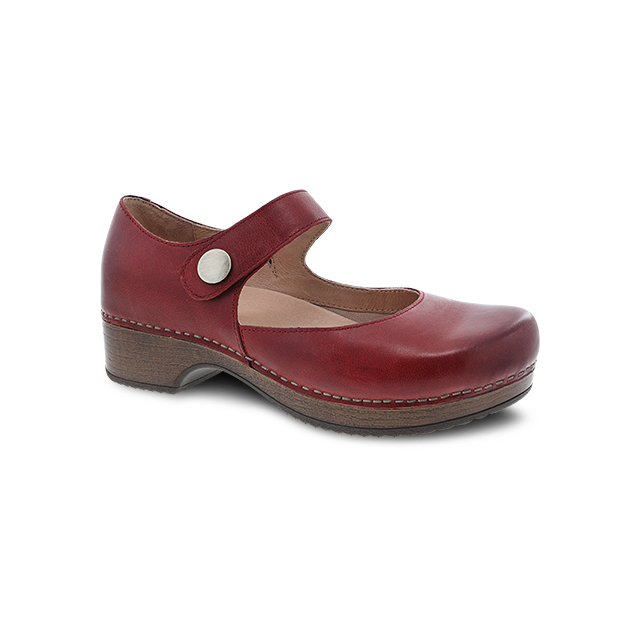 Dansko / Women's Beatrice Red Waxy Burnished