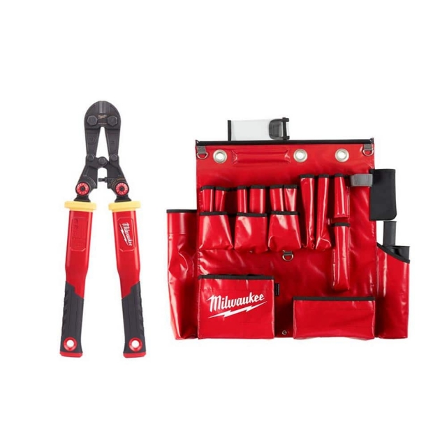 Milwaukee Tool / Lineman's Aerial Tool Apron with 18 in. Fiberglass ...