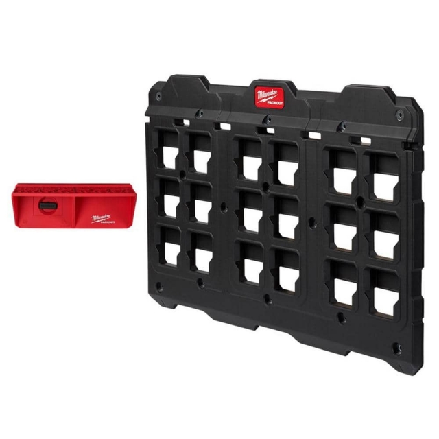Milwaukee Tool / Packout Screwdriver Rack with Packout Large Wall Plate ...