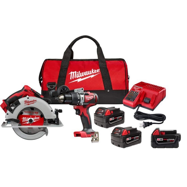 Milwaukee Tool / M18 18V Lithium-Ion Brushless Cordless Hammer Drill ...