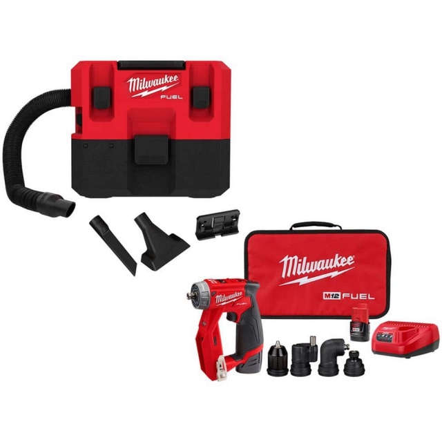 Milwaukee Tool / M12 FUEL 12-Volt Lithium-Ion Cordless 1.6 Gal. Wet/Dry ...