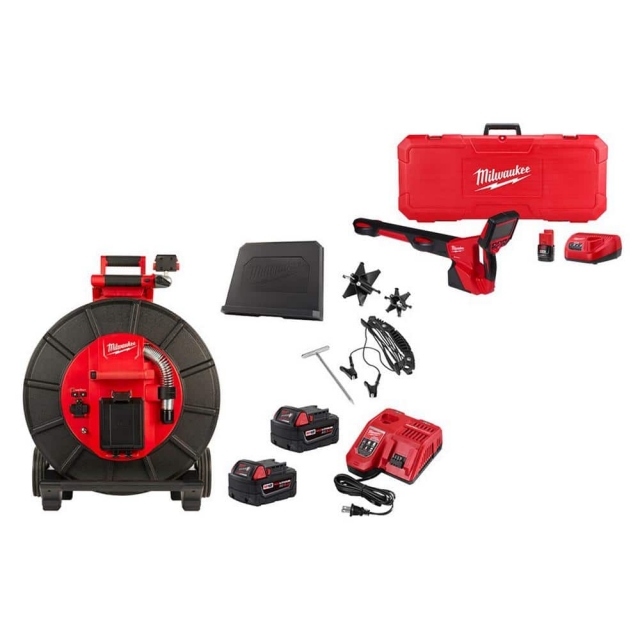Milwaukee Tool / M18 18-Volt Lithium-Ion Cordless 200 ft. Pipeline ...