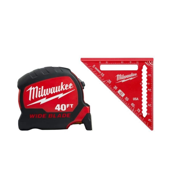 Milwaukee Tool / 40 ft. x 1-5/16 in. W Blade Tape Measure with 17 ft ...