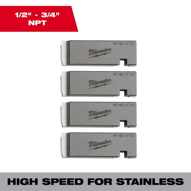 Milwaukee Tool / 1/2 in. to 3/4 in. High Speed for Stainless NPT ...
