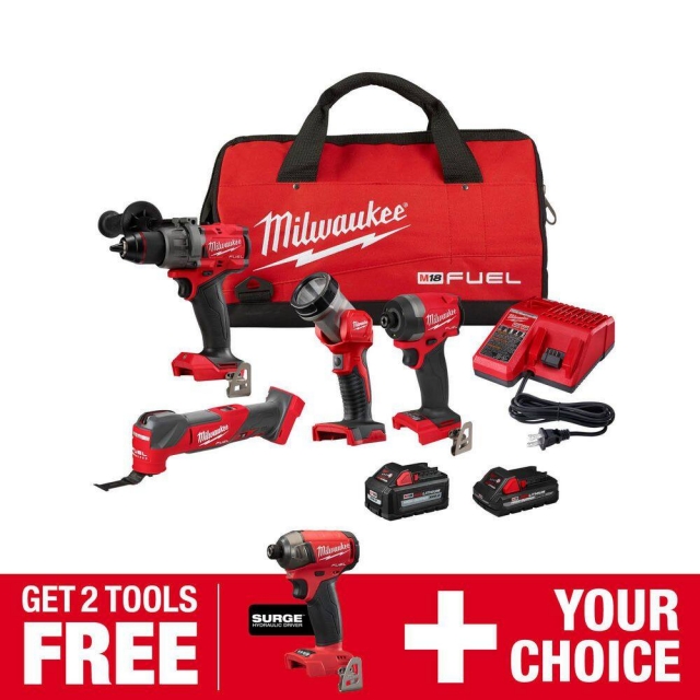 Milwaukee Tool / M18 FUEL 18-Volt Lithium-Ion Brushless Cordless Combo ...