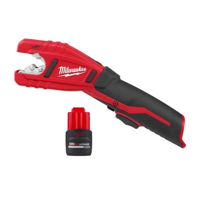 Milwaukee Tool / M12 12-Volt Lithium-Ion Cordless Copper Tubing Cutter ...