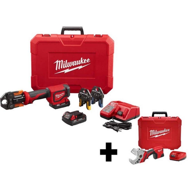 Milwaukee Tool / M18 18- volt Lithium-Ion Cordless Short Throw PEX ...