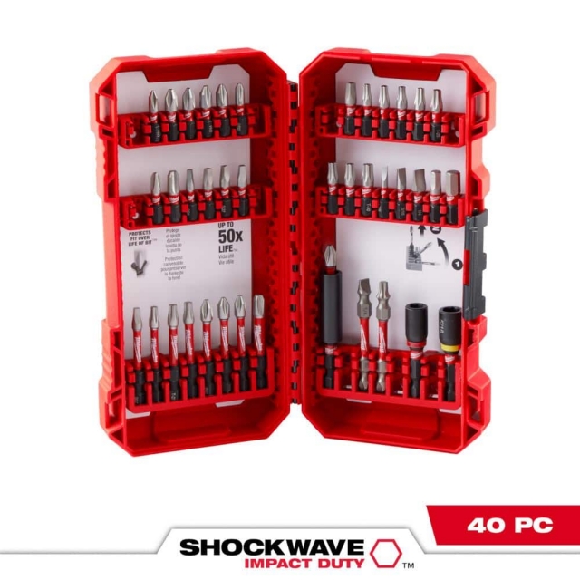 Milwaukee Tool / SHOCKWAVE Impact Duty Alloy Steel Screw Driver Drill ...