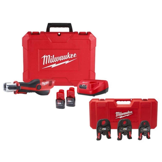 Milwaukee Tool / M12 12-Volt Lithium-Ion Force Logic Cordless Press ...