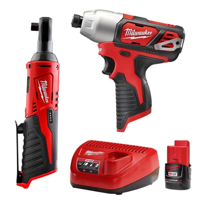Milwaukee Tool / M12 12-Volt Cordless Lithium-Ion 3/8 in. Ratchet (Tool ...