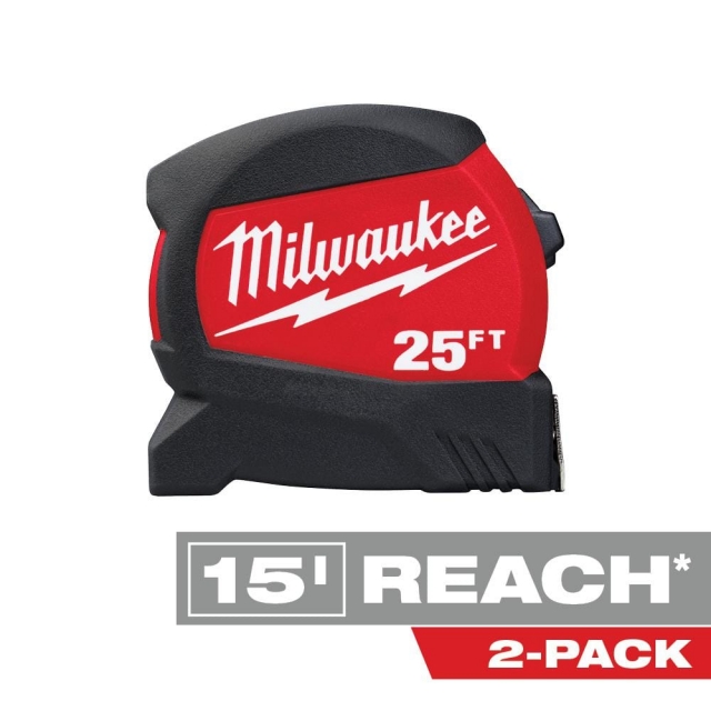 Milwaukee Tool / 25 ft. x 1.2 in. Compact Wide Blade Tape Measure with ...