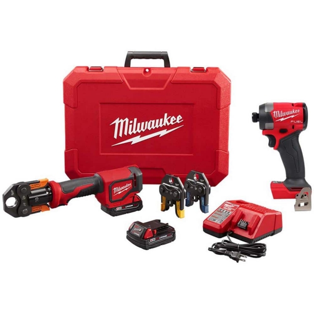 Milwaukee Tool / M18 18V Lithium-Ion Cordless Short Throw PEX Press ...