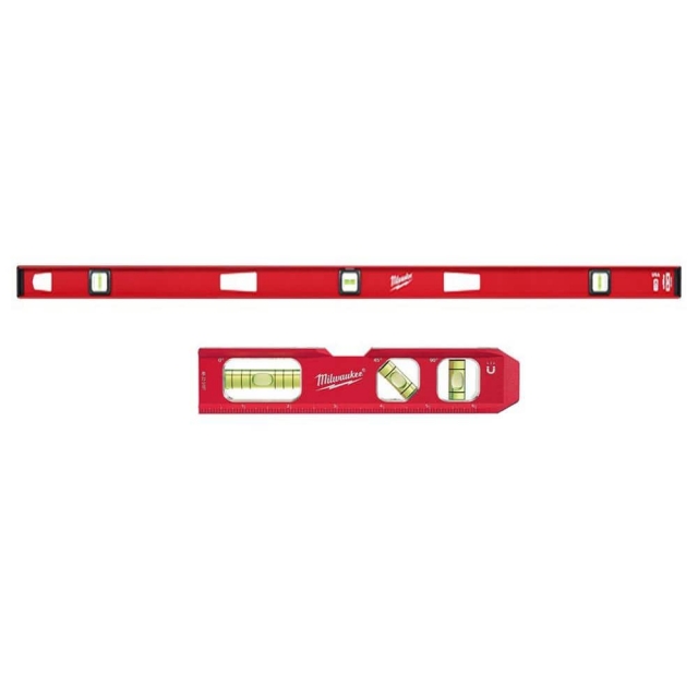 Milwaukee Tool / 78 in. Magnetic I-Beam Level with 7 in. Billet Torpedo ...