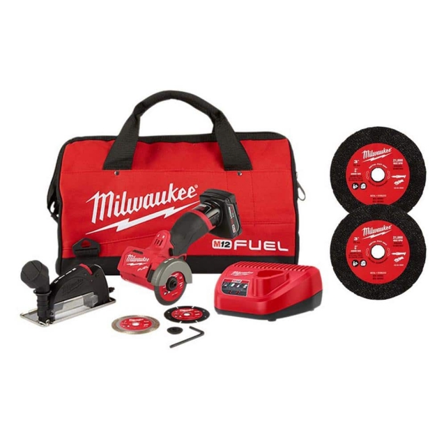 Milwaukee Tool / M12 FUEL 12V 3 in. Lithium-Ion Brushless Cordless Cut ...
