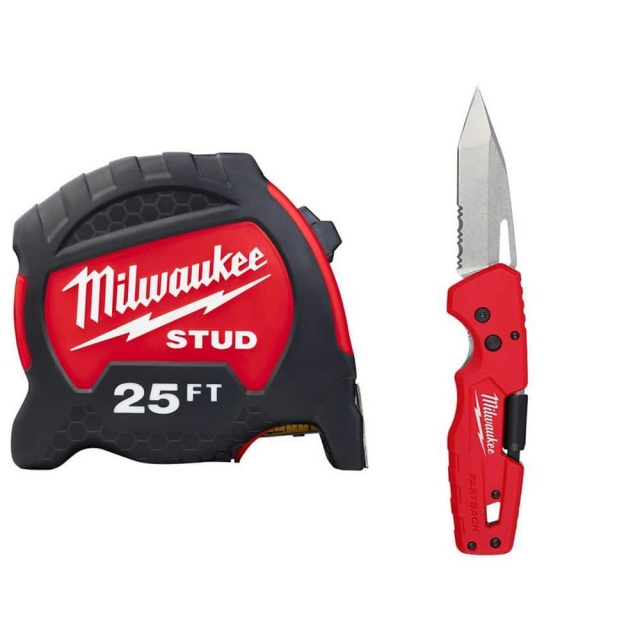 Milwaukee Tool / 25 ft. x 1.3 in. Gen II STUD Tape Measure with ...