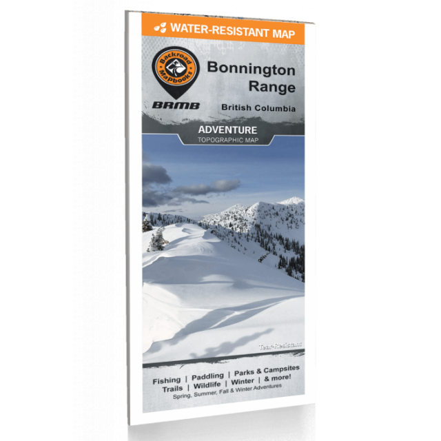 Backroad Mapbook / Park & Destination - Bonnington Range - Waterproof