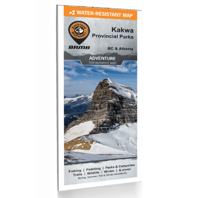 Backroad Mapbook / Park & Destination - Kakwa Provincial Parks - Waterproof