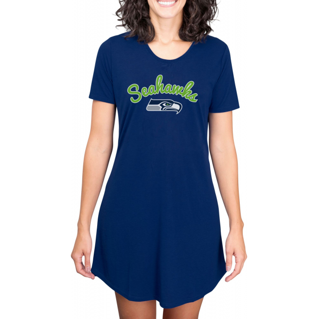 Concepts Sports / Women's Seattle Seahawks Navy Nightshirt