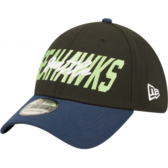 New Era / Men's Seattle Seahawks 2022 NFL Draft 39Thirty Black Stretch ...