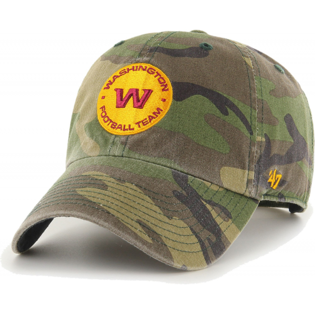 47 Brand / Men's Washington Football Team Camo Reign Clean Up ...