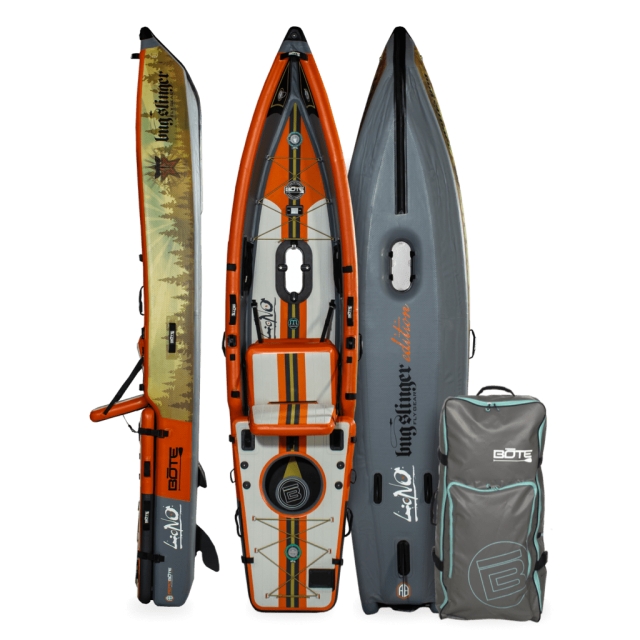 BOTE / LONO Aero 12'6" Bug Slinger Backwater Inflatable Kayak