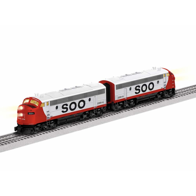 Lionel Trains / O Bto Soo Legacy F7 Aa Set 2201A 2201B