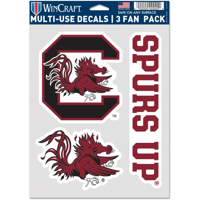 WinCraft / South Carolina Gamecocks 3 Pack Fan Decal