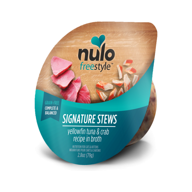 Nulo / FreeStyle Signature Stews Yellowfin Tuna & Crab Wet Cat Food, 2.8-oz