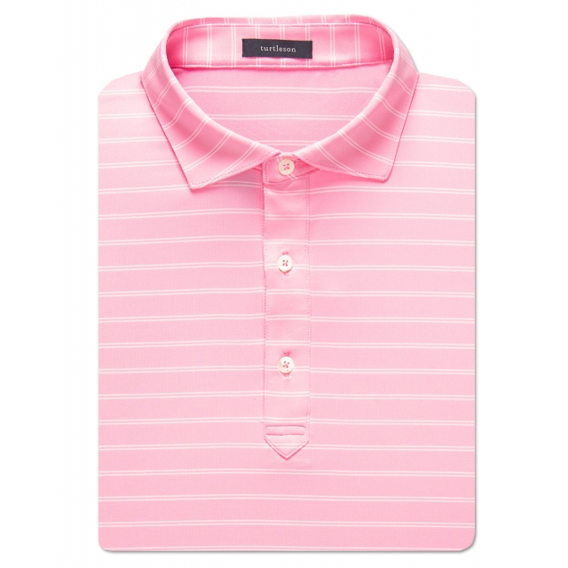 Turtleson / Men's Hank Stripe Performance Polo