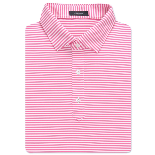 Turtleson / Men's Classic Stripe Performance Polo