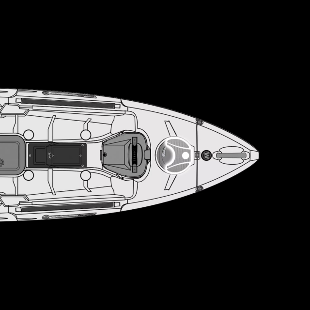 Wilderness Systems / Silent Traction Pad - Round Orbix Hatch Kit
