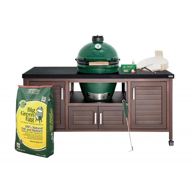 Big Green Egg / Large Egg in 72-inch Modern Farmhouse Table Package