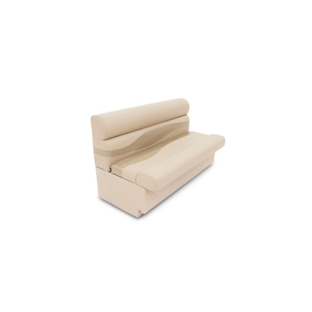 LIPPERT / Taylor Made 50" Pontoon Bench Seat with Storage - Beige