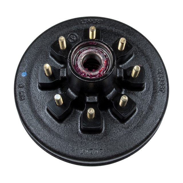 LIPPERT / 12" RV Brake Drum Hub Assembly for 7,000-lb. Axle - 8 on 6.5 ...