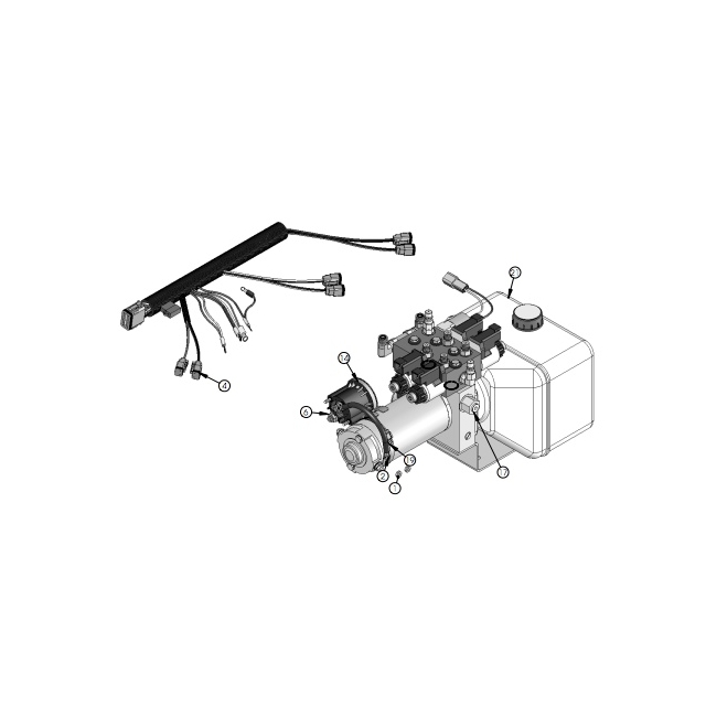 LIPPERT / Hydraulic Power Unit; Leveling Only; 1 Gallon