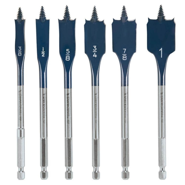 Bosch / Daredevil Standard Spade Bit Set (6-Piece)