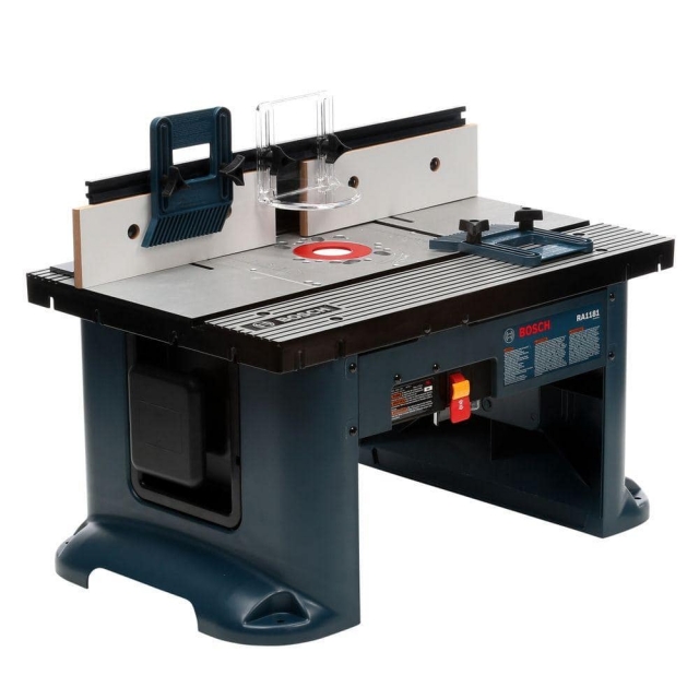 Bosch / 27 in. x 18 in. Aluminum Top Benchtop Router Table with 2-1/2 ...