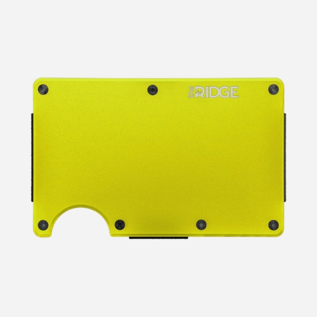Ridge / Wallet - Hyper Lime: Money Clip