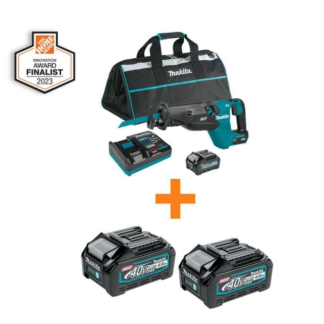 Makita / 40V max XGT Brushless Cordless AVT Orbital Recipro Saw Kit, 4 ...
