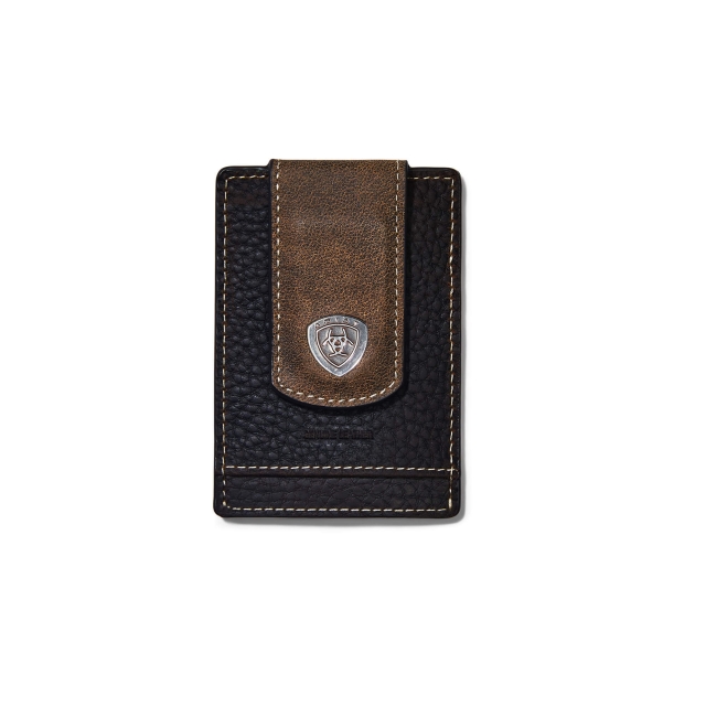 Ariat / Men's Card Case Logo Diagonal Stitch